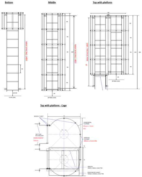 Modular Cat Ladder System - Sunny Metal & Engineering Pte Ltd